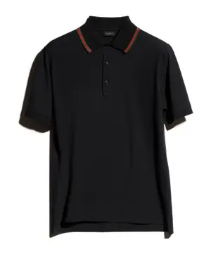 Gucci Jersey Piquet Polo Shirt - Black