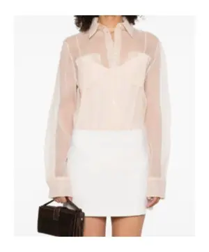 Ermanno Scervino Sheer Button-up Shirt