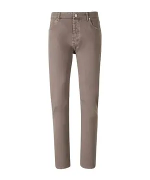 Brunello Cucinelli Button Fly Jeans - Brown
