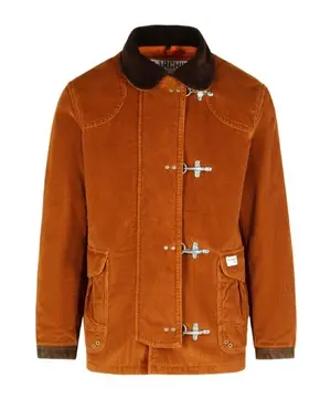 FAY Toggle Fastening Corduroy Jacket