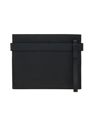 FERRAGAMO Gancio Buckle Strap Wristlet Bag