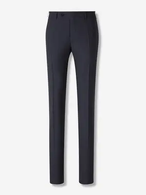 Canali Long-sleeved Suit Jacket And Trousers Two-piece Set - Black