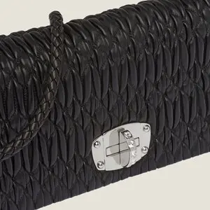 Miu Miu Crystal Embellished Shoulder Bag