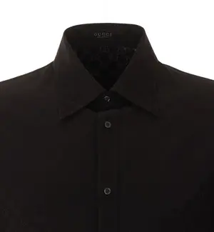 Gucci Collared Long-sleeve Shirt
