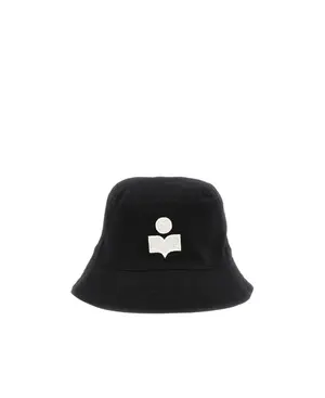 Isabel Marant Étoile Logo Embroidered Bucket Hat - Black