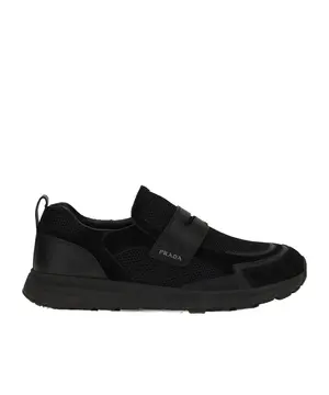 Prada Mesh Loafers - Black