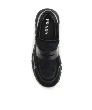 Prada Mesh Loafers - Black