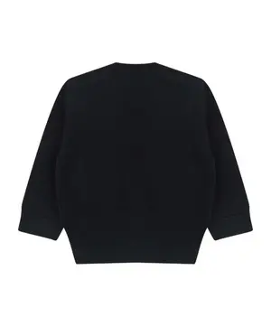 Emporio Armani Eagle Logo Button Detail Sweater