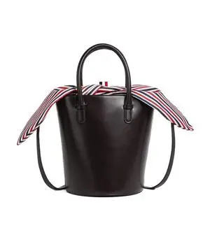 Thom Browne Rwb Stripe Bucket Bag