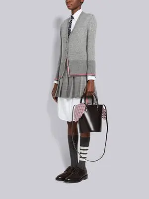 Thom Browne Rwb Stripe Bucket Bag