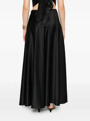 FORTE_FORTE Satin A-line Maxi Skirt