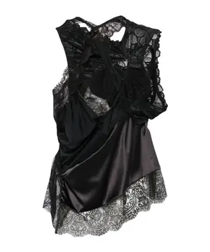 Junya Watanabe X Peach John Lace V-neck Blouse