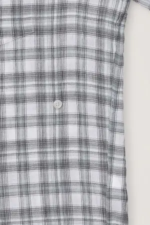 DUNST Check-pattern Long-sleeve Shirt