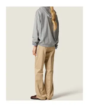 Miu Miu Logo Zip-up Hoodie