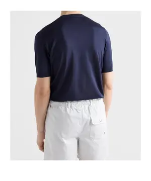 Prada Short-sleeved Silk Sweater