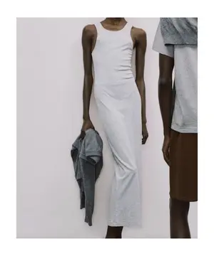 ENTIRE STUDIOS Sleeveless Crewneck Maxi Dress