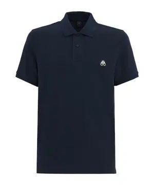 Moose Knuckles Logo Polos For Men