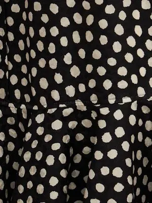 Chloé Dot Print Silk Jacquard Mini Dress