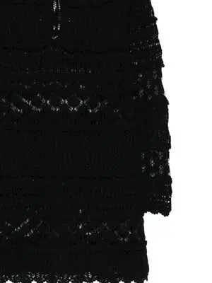 SEMICOUTURE Ruffled Knitted Dress