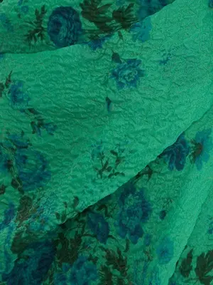Erdem Printed Organza Midi Dress