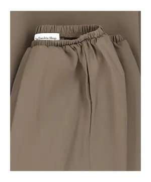 THE FRANKIE SHOP Elastic-waist Midi Skirt With Slit