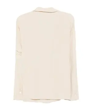 SEMICOUTURE Aida Lace-trimmed Shirt