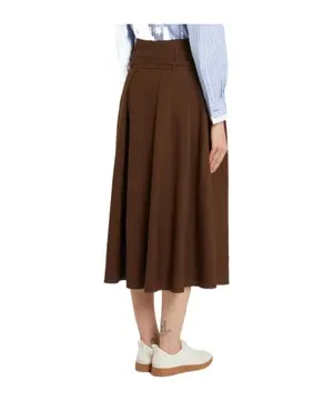 Marella Belted Midi Skirt