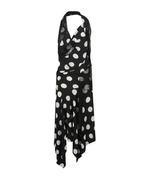 Junya Watanabe Polka Dot Lace Midi Dress