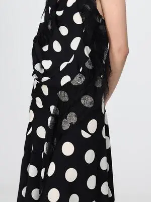 Junya Watanabe Polka Dot Lace Midi Dress