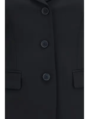 Alexander McQueen Off-shoulder Blazer - Black