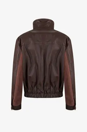 LEMAIRE Leather Bomber Jacket