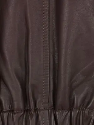 LEMAIRE Leather Bomber Jacket