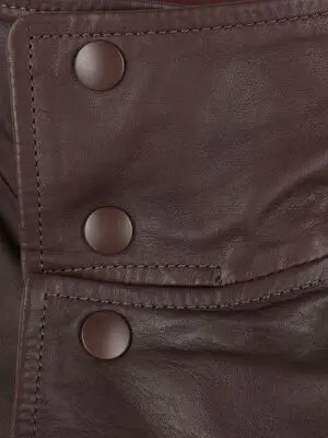 LEMAIRE Leather Bomber Jacket