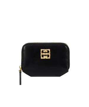 Givenchy 4g Liquid Zipped Wallet - Black