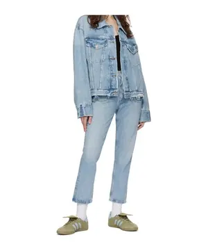 AGOLDE High Waist Denim Trousers