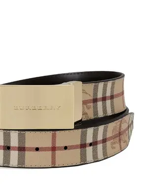 Burberry Checked Belt