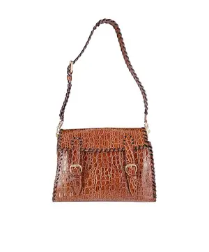 Dries Van Noten Embossed Shoulder Bag