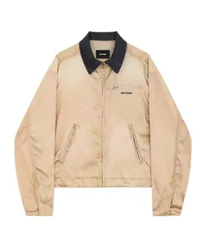 We11Done Lapel Long Sleeve Casual Jacket - Nude