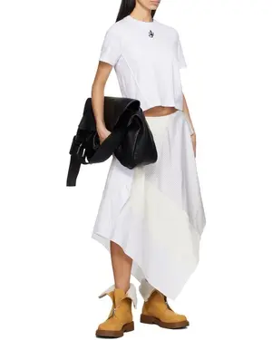 J.W.ANDERSON Jw Anderson Asymmetric Patchwork Midi Skirt
