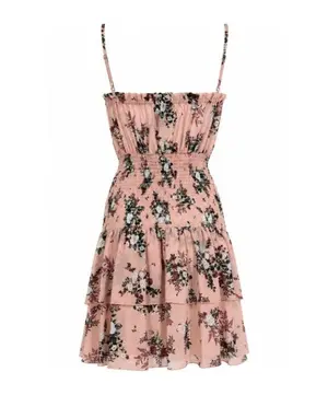 ANIYE BY Floral Print Suspender Dress