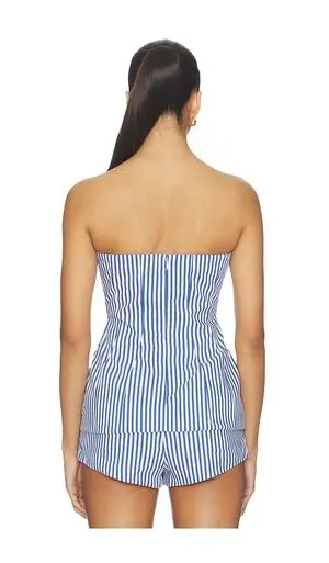 Amanda Uprichard Linda Top - Blue