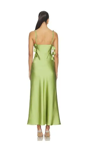 Astr The Label Hera Midi Dress - Green