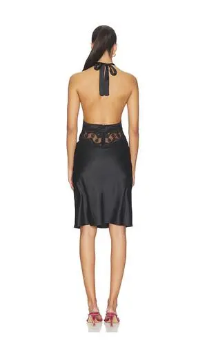 Lioness Solana Midi Dress - Black