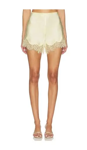 Bardot Silvio Satin Lace Trim Short