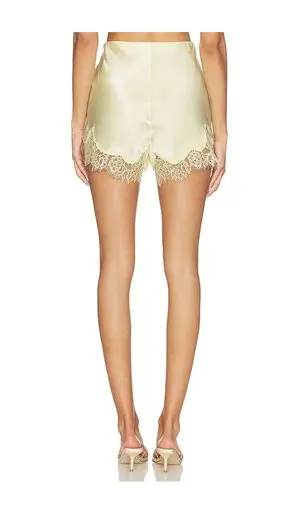 Bardot Silvio Satin Lace Trim Short