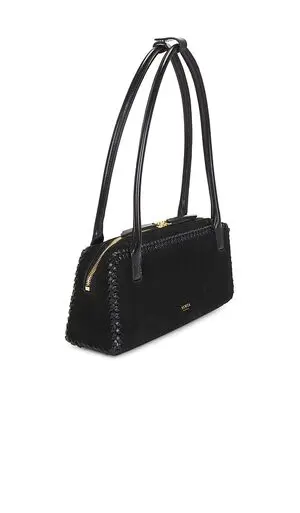 SANCIA Kotli Bag Suede With Intrecciato Leather Trim