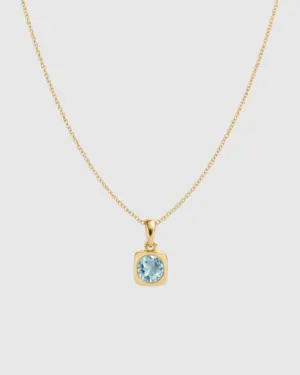 SOPHIE BLAKE Deco Drop Necklace With Topaz - Blue