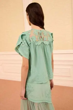 Ulla Johnson Alma Silk Top