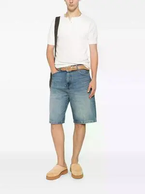 Carhartt Work In Progress Landon Paint-splatter Shorts - Blue