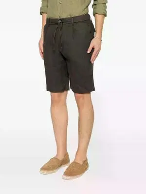 ALLEY DOCKS 963 Drawstring-waist Pleated Shorts